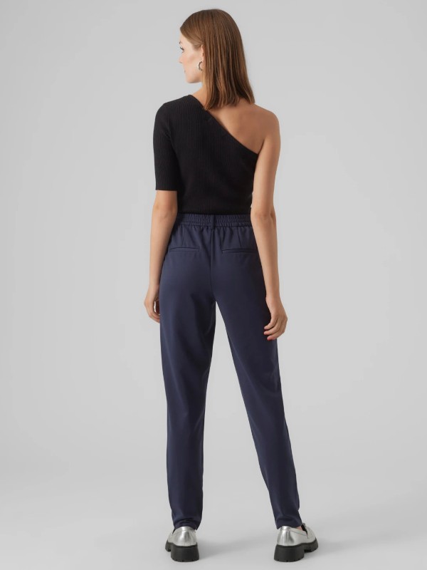 Vero Moda Παντελόνι Με Μήκος 32 Σκούρο Μπλε - Δέσποινα Παπαγιαννάκη
